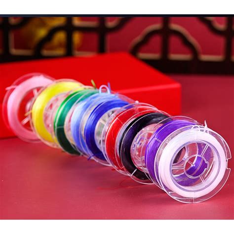 10meters Crystal Bracelet Diy Elastic String Nylon Stretchable Korean