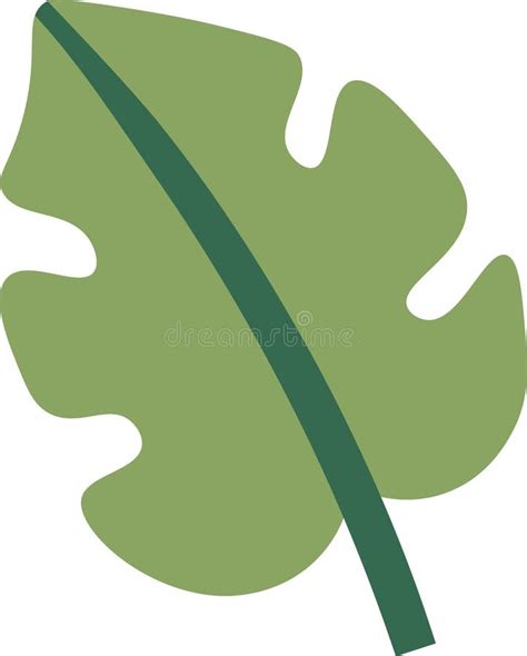 Tropical Plant Leaf Stock Vector Illustration Of Leaf 319731878