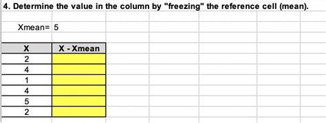Solved Determine The Value In The Column By Freezing Chegg