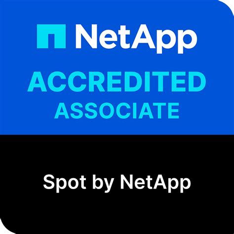 netapp accredited spot by netapp associate credly