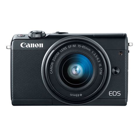 Canon Eos M100 Mirrorless Digital Camera With 15 45mm Lens Black