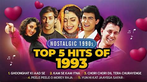 Superhit 90s Bollywood Songs Nostalgic 90s Top 5 Hindi Songs