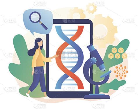 生物技术。创新，科学，实验室研究，基因检测，化学，转基因，生物工程和生物体。研究dna使用智能手机和