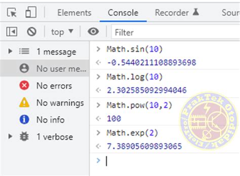 Belajar Javascript 12 Fungsi Math Pada Javascript