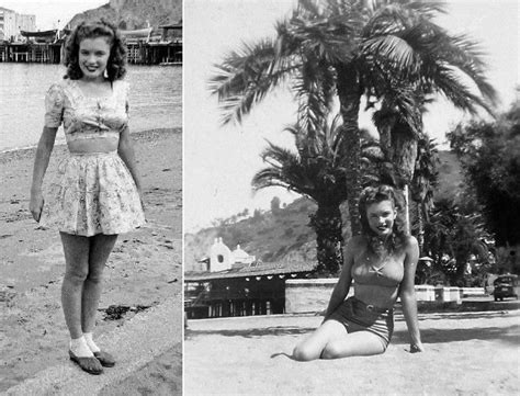 Самоучители Младата 17 годишна Норма Джин Мерилин Монро през 1943 год На тези снимки