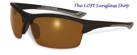 Bluwater Brand Brown Lens Polarized Hydrophobic Boating Sunglasses