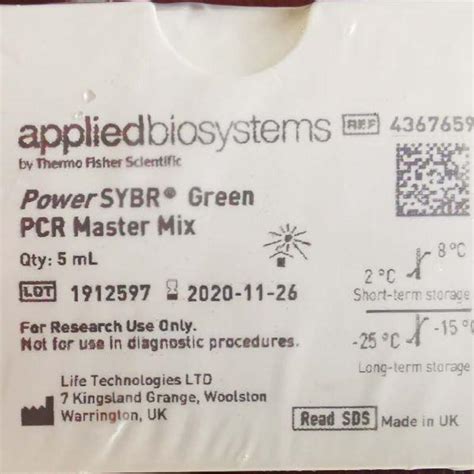 Power Sybr™ Green Pcr Master Mix4367659价格详情介绍 960化工网 960化工网
