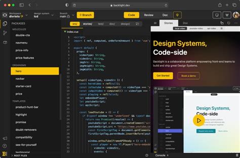 Backlight Build Design Systems Tool For Front End Teams Design