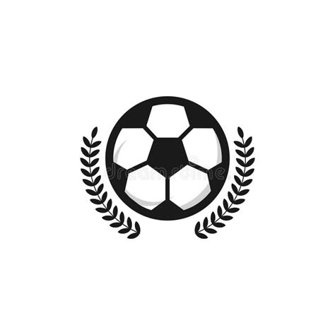 Voetbal Logo Vector Template Design Illustration Vector Illustratie