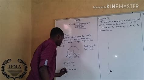Circle Geometry Theorem 1 By Ifma Youtube