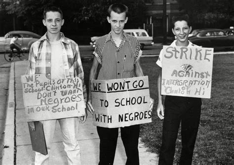 Us Desegregation Protest Clinton Usa Flashbak
