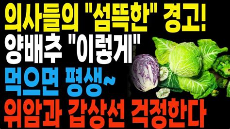건강정보 건강하게 10년 더 살기 브로콜리를 이것과 같이 먹으면 위가 망가지고 온갖 질병에 걸립니다브로콜리와 같이 먹으면 절대로 안되는 식품 3가지 당뇨예방 치매