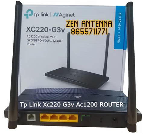 Tp Link Xc220 G3v Ac1200 Wireless Voip Xpon Router 1200 Mbps Wireless Router At ₹ 2300 Piece