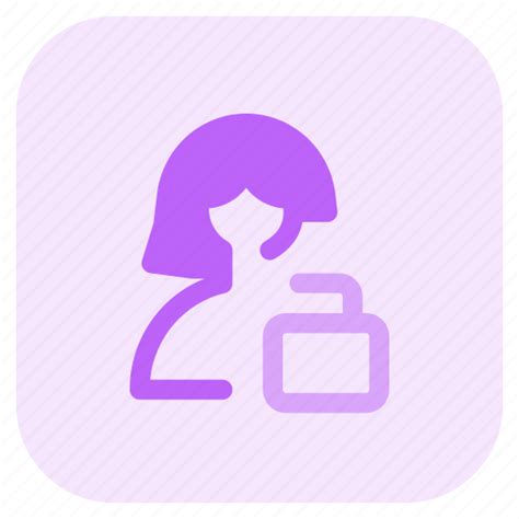 Unlock Access Unsecure Single Woman Icon Download On Iconfinder