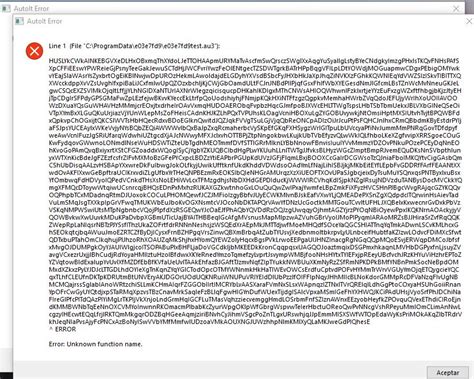 Autolt Error Al Iniciar Windows 10 Microsoft Community