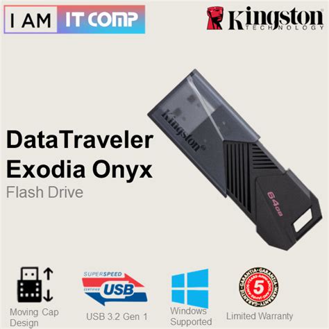Kingston DataTraveler Exodia Onyx DTXON USB Gen USB Drive Pendrive Lazada