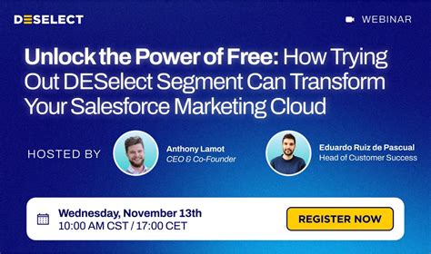 Sfmc Segmentation Deselect
