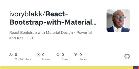 Github Ivoryblakkreact Bootstrap With Material Design React