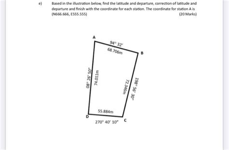 Solved Based In The Illustration Below Find The Latitude