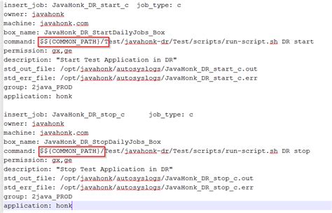 Create Global Variable AUTOSYS Example Techi Works