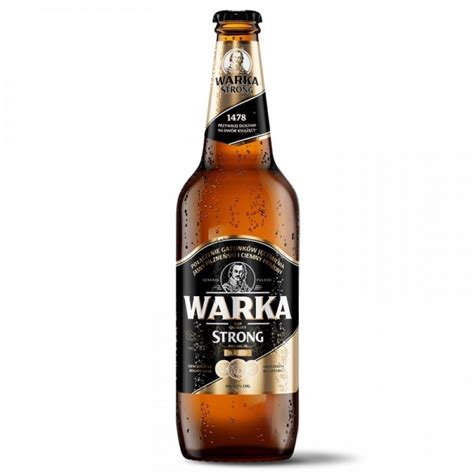 Bière ambrée polonaise Warka Strong Alc 6 5 0 5 l
