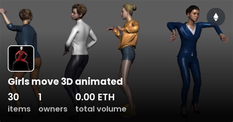 Girls Move 3d Animated Collection Opensea