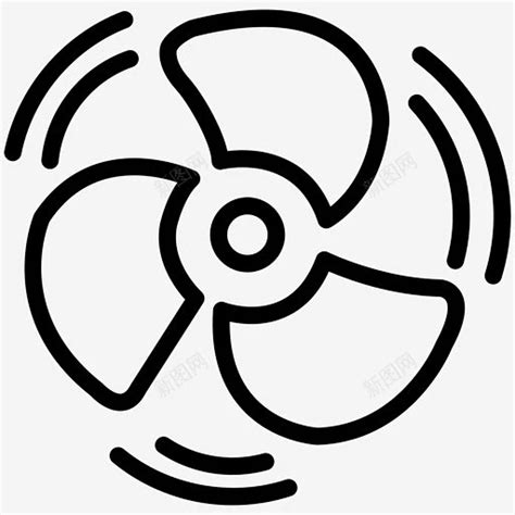 风扇汽车凉爽图标 设计图片 免费下载 页面网页 平面电商 创意素材 花瓣网