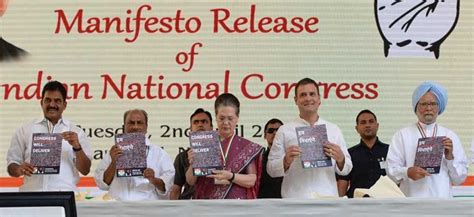 Congress Releases Manifesto For 2019 Lok Sabha Polls Icn World