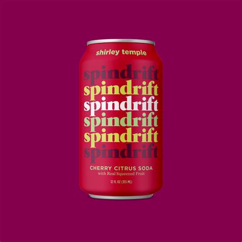 Shirley Temple Soda Cherry Citrus Soda Spindrift