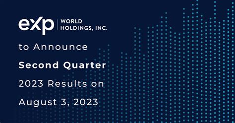 Exp World Holdings To Announce Second Quarter 2023 Results