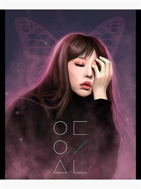 Vivi Loona Kpop Fan Art Poster For Sale By Carwyndorother Redbubble