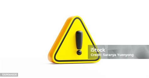 노란색 삼각형 경고 기호 기호 위험 주의 위험 트래픽 아이콘 배경 3d 렌더링 노랑에 대한 스톡 사진 및 기타 이미지 노랑 상징 3차원 형태 Istock