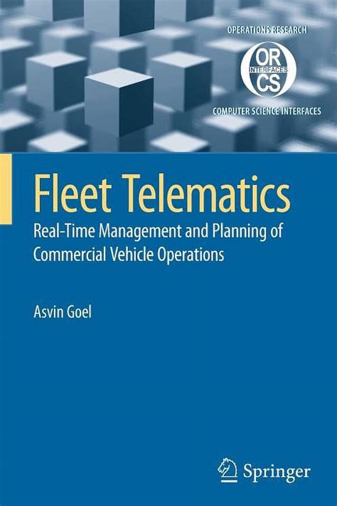 Operations Researchcomputer Science Interfaces Fleet Telematics Real