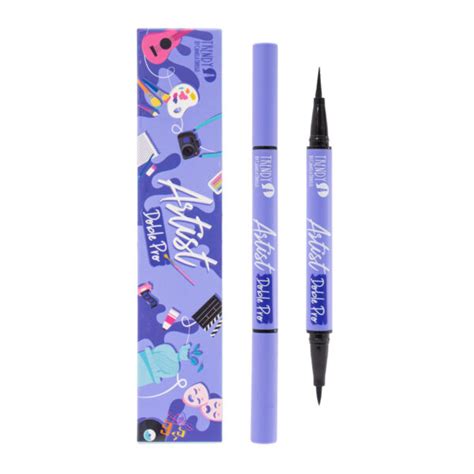 Delineador Plumón Artist Doble Negro Y Café Trendy Compra maquillaje al por mayor en