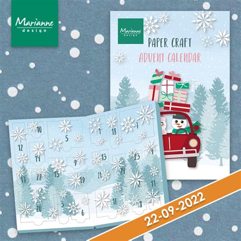 Paper Craft Calendrier De L Avent De Marianne Design
