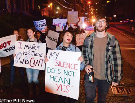 Students March To Protest Sexual Violence The Pitt News