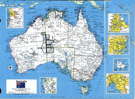 Detailed Map Of The Australia By Cameron J Nunley On Deviantart