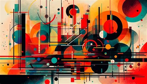 Premium Ai Image An Abstract Interpretation Of Open Science Data Visualization Geometric