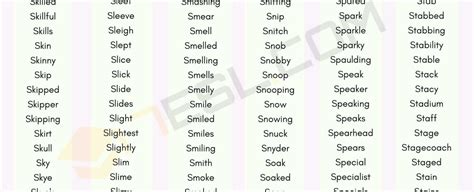 In The English Language More Words Start With S Than Any Other Letter The Fact Base