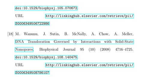 Texlive Weird Space Between And Https Using Bibliography