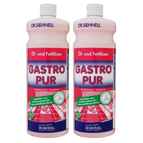 Dr. Schnell Gastro Pur 2 x 1 L Öl & Fettlöser Küchenbereich bei Riemax