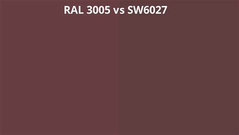 Ral 3005 Vs Sw6027 Ral Colour Chart Uk
