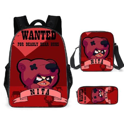 Brawl Stars Plush 50cm Nita Bear Dolls Brawl Stars