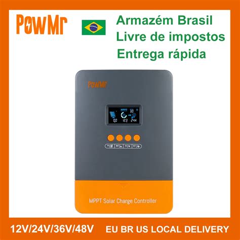 Powmr Solar Charger Controller Mppt A V V V V Blacklight Lcd