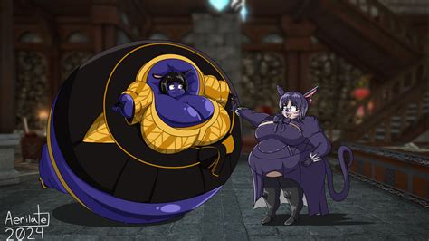 Comm Twin Miqote Berries By Aerilate On Deviantart