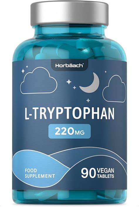 L Tryptophan 220mg Sleep Stress And Relaxation 90 Vegan Tablets