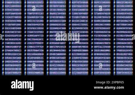 Dynamic Animation Of Endless Numbers Scrolling With Glow Effect 4k Abstract Numbers Animation