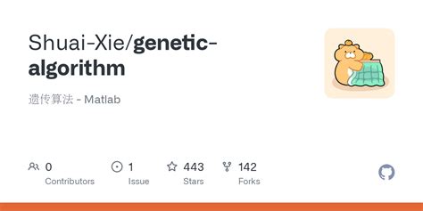issues · shuai xie genetic algorithm · github