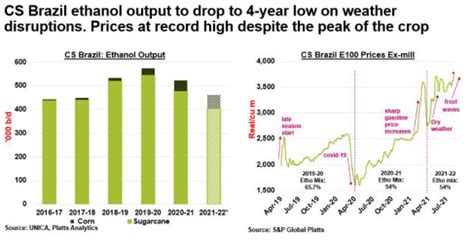 Brazil Sugarcane Harvest Failure Hampers Biofuels Growth Raises