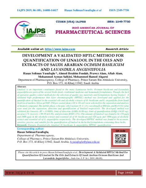 pdf development a validated hptlc method for quantification of